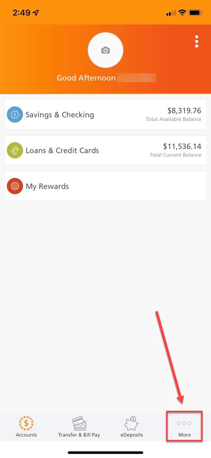 Mobile App: How to Find Your Routing and Account Numbers