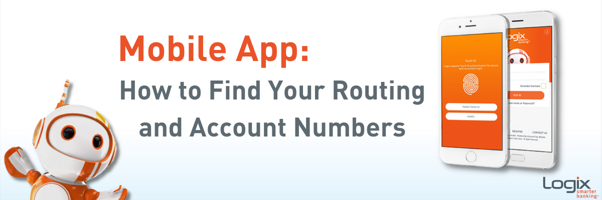 Mobile App: How to Find Your Routing and Account Numbers
