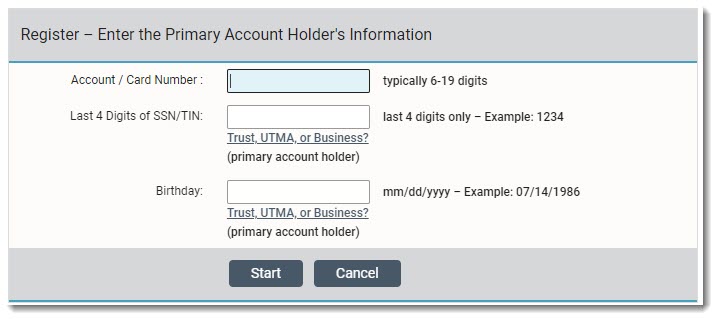 Online Banking Registration Guide