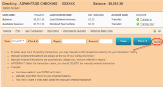 Balancing Your Checking Account
