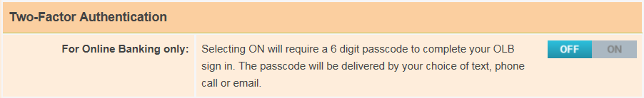 New Online Banking Security Feature