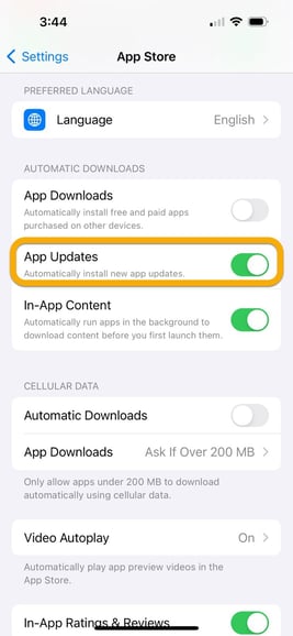 Turn On Automatic Updates